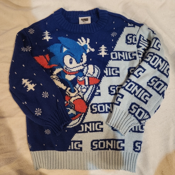 Sonic The Hedgehog | Shirts & Tops | Sonic The Hedgehog Kids Xs Holiday ...